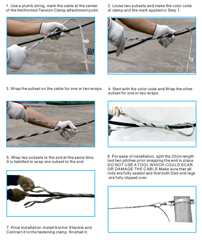 DW-GDE Preformed Guy Grip Dead-End for ADSS Cable from China ...